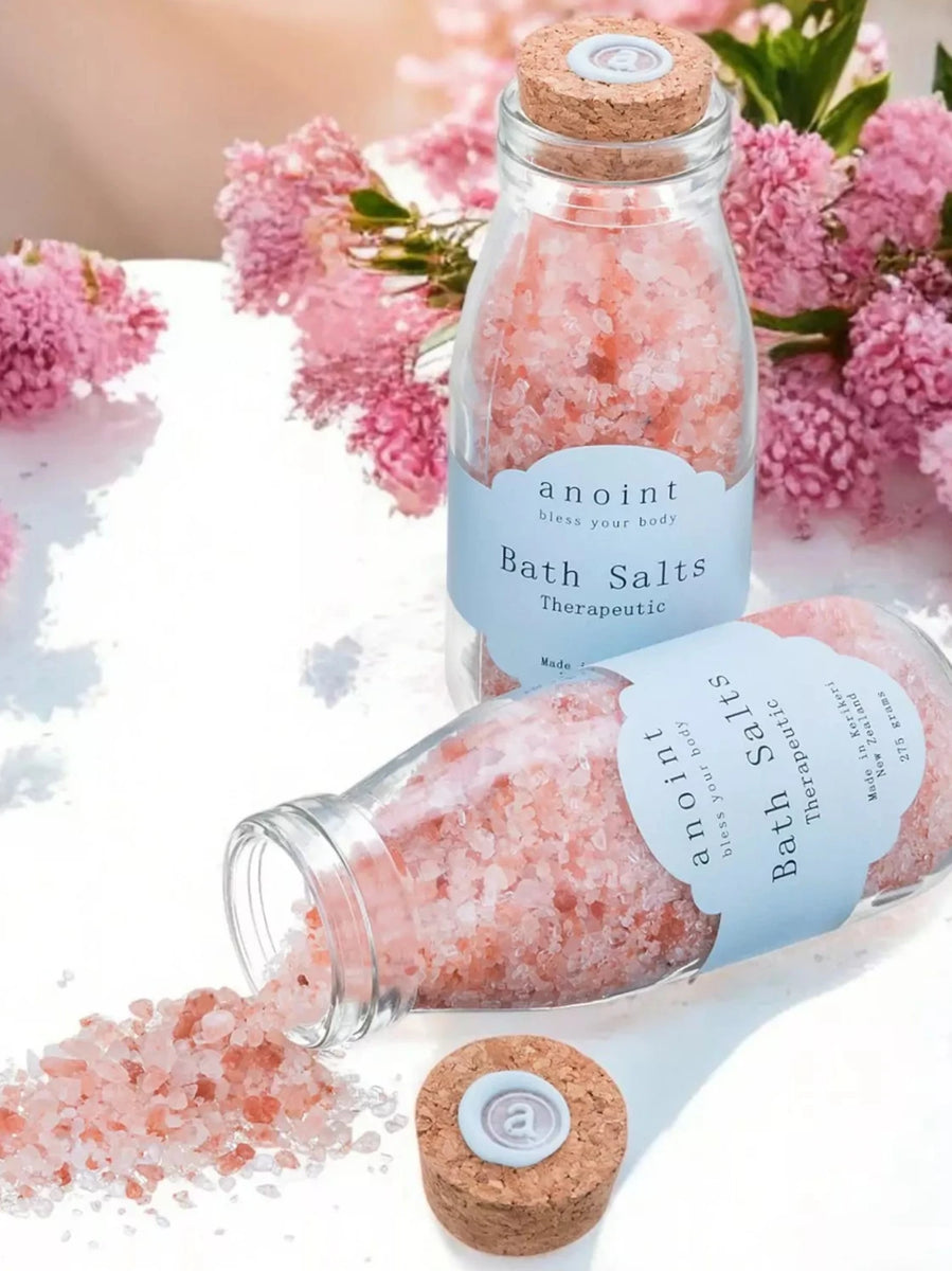 Pink Bath Salts Bottle – Clevedon Woolshed
