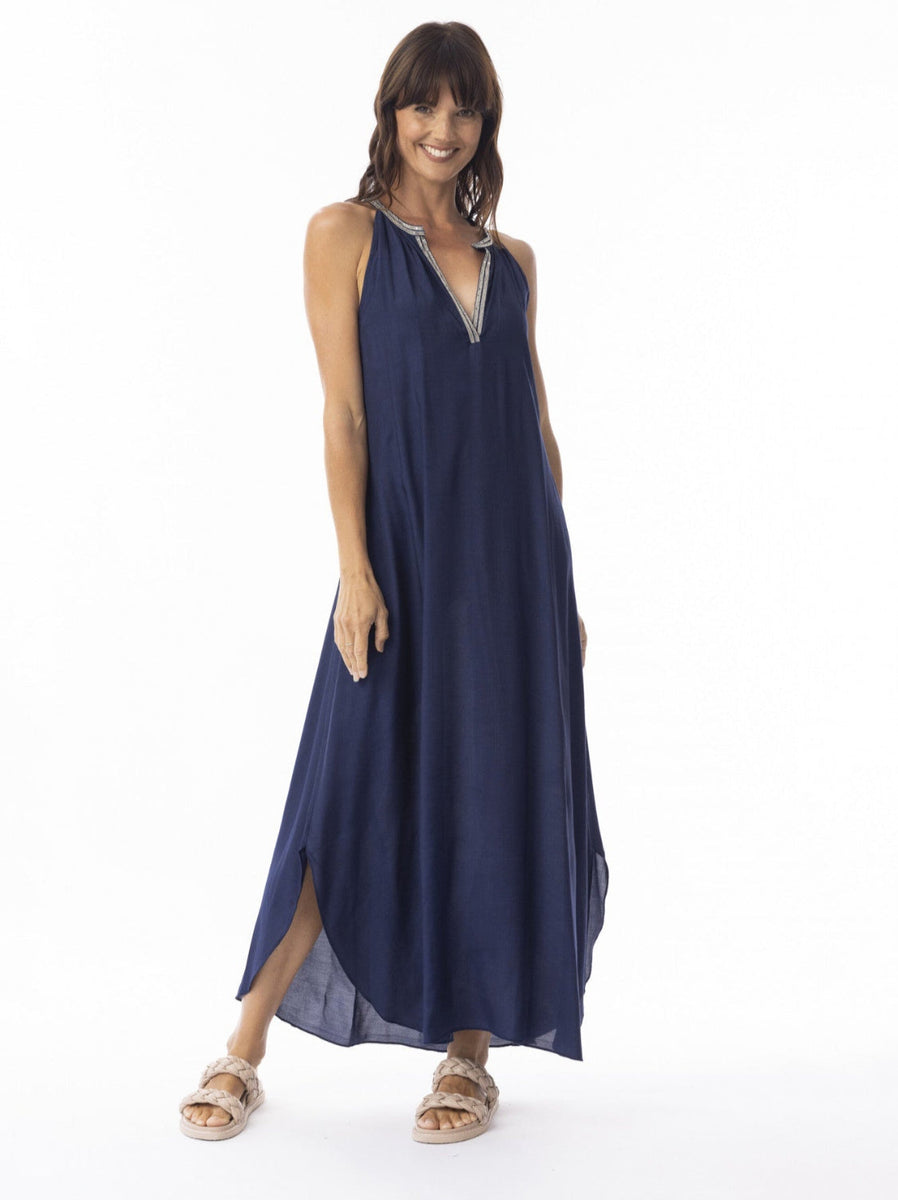 Lux Sleeveless Maxi Dress – Clevedon Woolshed