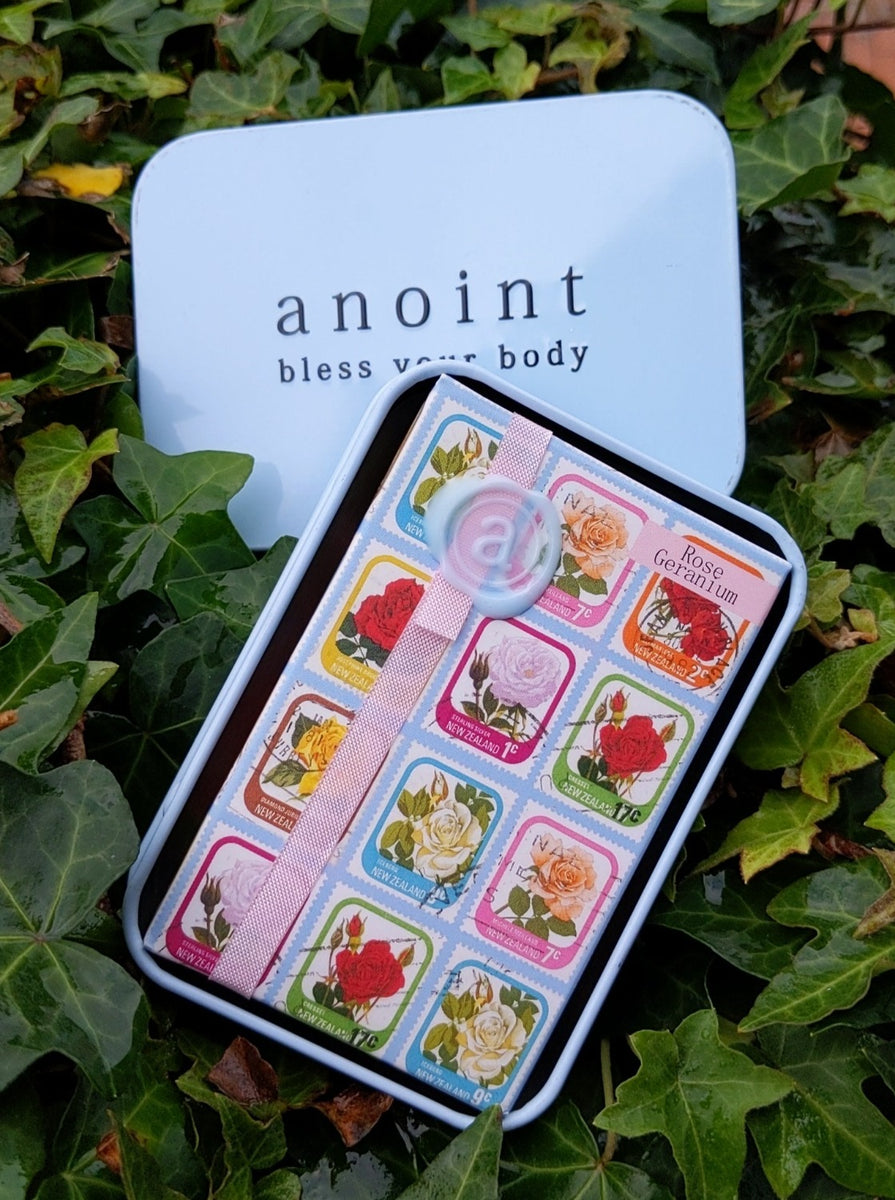 Rose Geranium Lotion Bar & Tin Set – Clevedon Woolshed