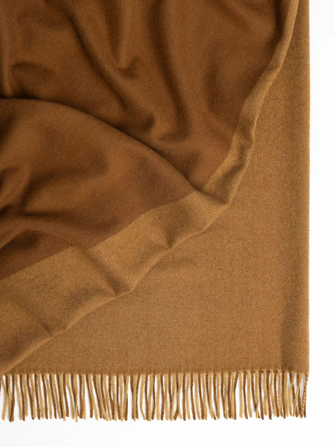 Fiord Throw in Caramel – Clevedon Woolshed